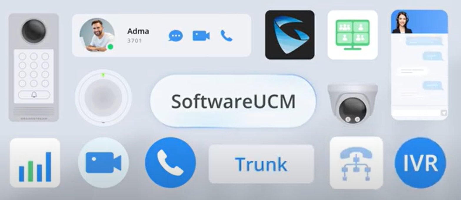 Grandstream SoftwareUCM Conmutador Escalable y Multitenant