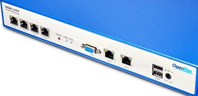 OpenVox DGW-L20X Gateway 1, 2 o 4 Puertos E1/T1/PRI Puerta de enlace
