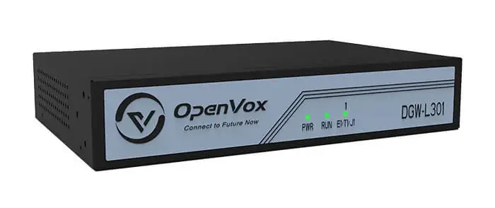 OpenVox DGW-L301 Gateway E1/T1/PRI Puerta de enlace VoIP 1 puerto RJ45