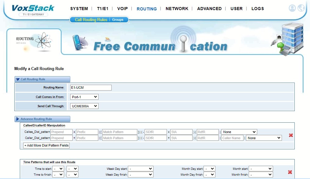 OpenVox DGW-L301 Gateway E1/T1/PRI Puerta de enlace VoIP 1 puerto RJ45