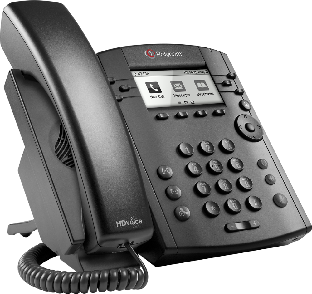 Polycom VVX 300 Teléfono IP SIP VoIP Escritorio Multimedia Empresaria