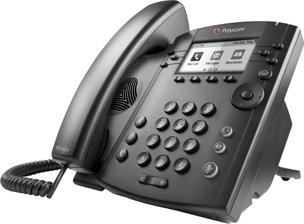 Polycom VVX 300 Teléfono IP SIP VoIP Escritorio Multimedia Empresaria