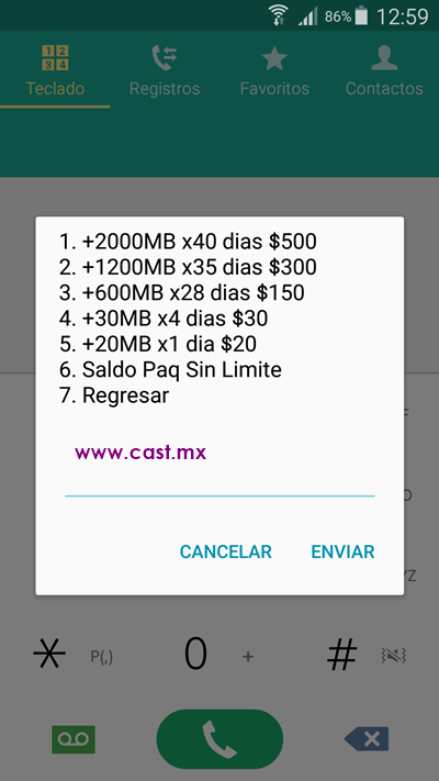 *133# Nuevo Menu de Servicios Amigo de Telcel puedes Consultar tu Saldo ...